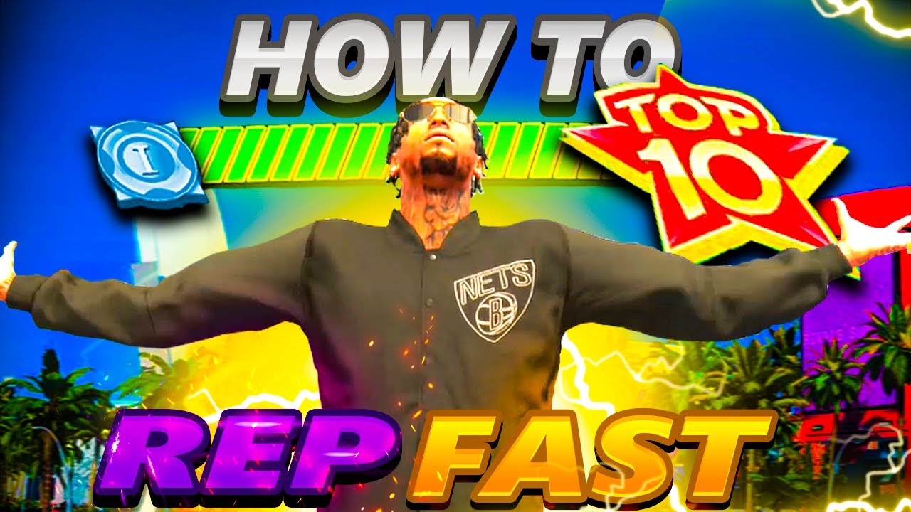 HOW TO REP FAST IN NBA 2K24! THE EASIEST & FASTEST TO REP/LEVEL UP FAST ...