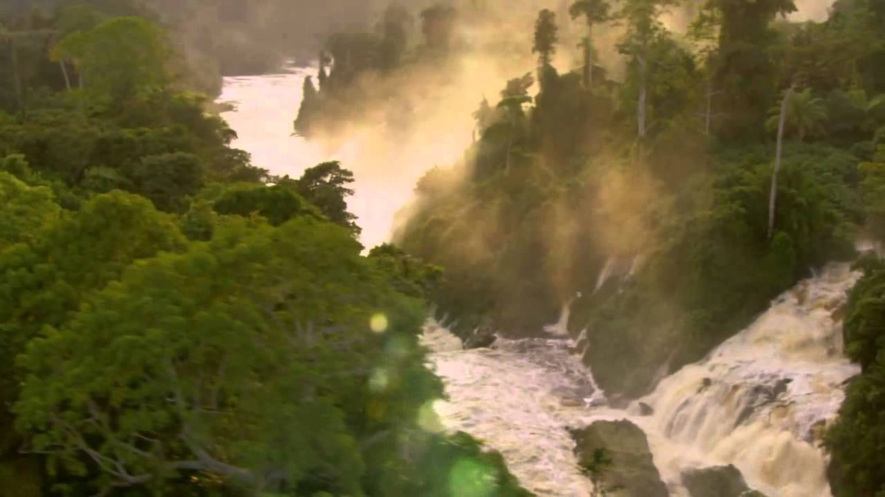 壯觀的非洲加彭昆古瀑布群 Spectacular Gabon's Kongou falls, Africa - YouTube