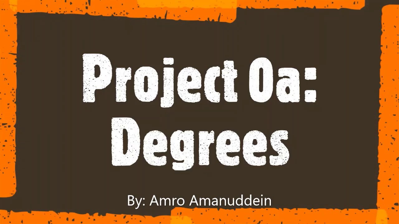Project 0a Degrees Cs50 Ai 2020 Youtube