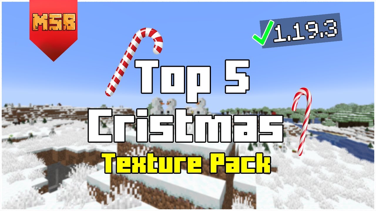 Top 5 Christmas Texture Packs for Minecraft 1.19.4 - YouTube