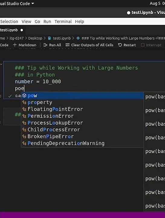 Underscores In Numbers Python Tip Of The Day 4 Youtube