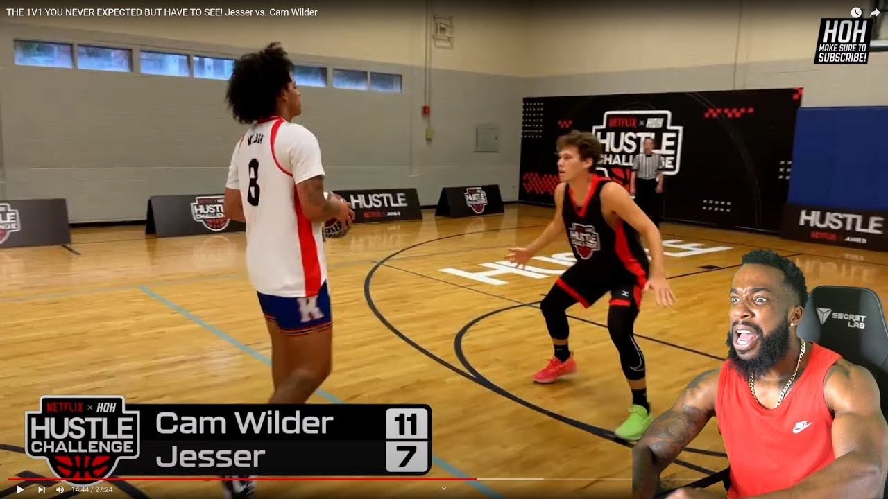 This Game Made Me Emotional...Jesser vs Cam Wilder 1v1 Basketball - YouTube
