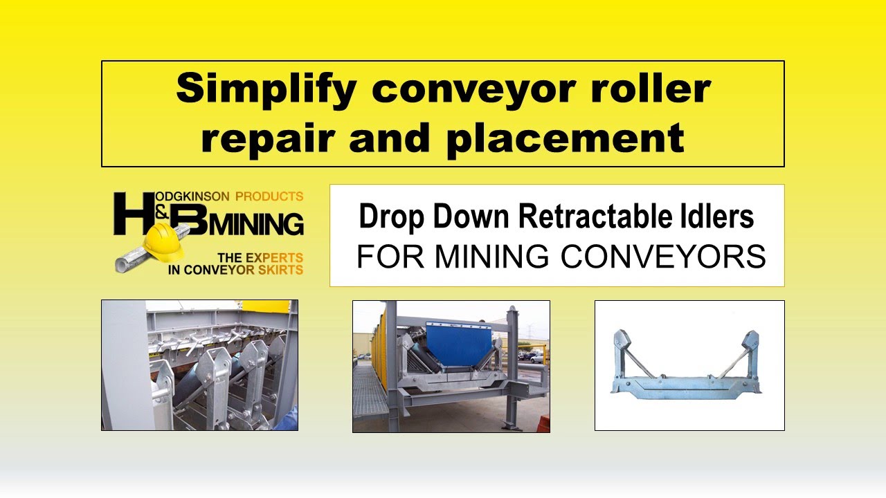 Drop Down Retractable Idlers Simplify Conveyor Roller Replacement ...