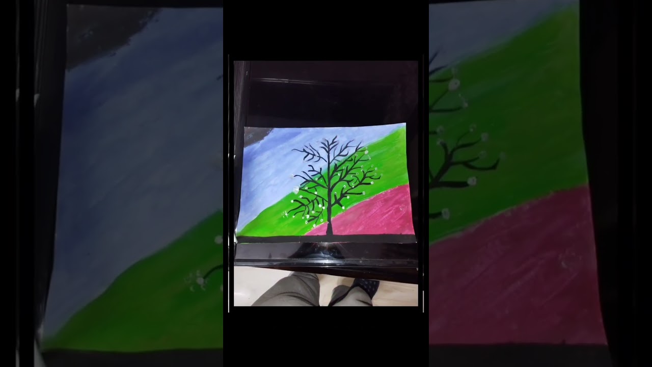Tree Shade With Oil Pastel Made by Vansh #anshandvanshcreativities ...