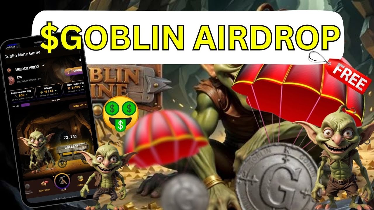 GOBLIN MINE FREE P2E Game on Telegram Powered by Ton | $GOB Airdrop Guide - YouTube