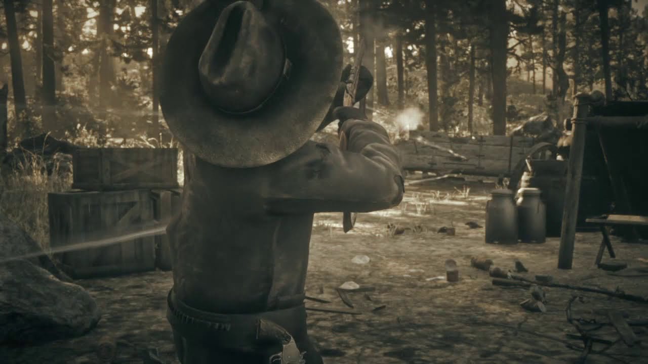 Red Dead Redemption 2 Arthur Buys A New Weapon The Evans Repeater And ...