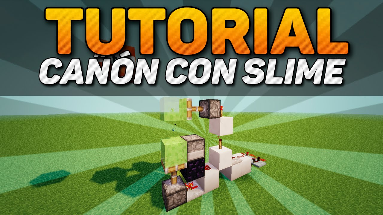 TUTORIAL - El mejor cañón de TNT con SLIME BLOCKS - YouTube