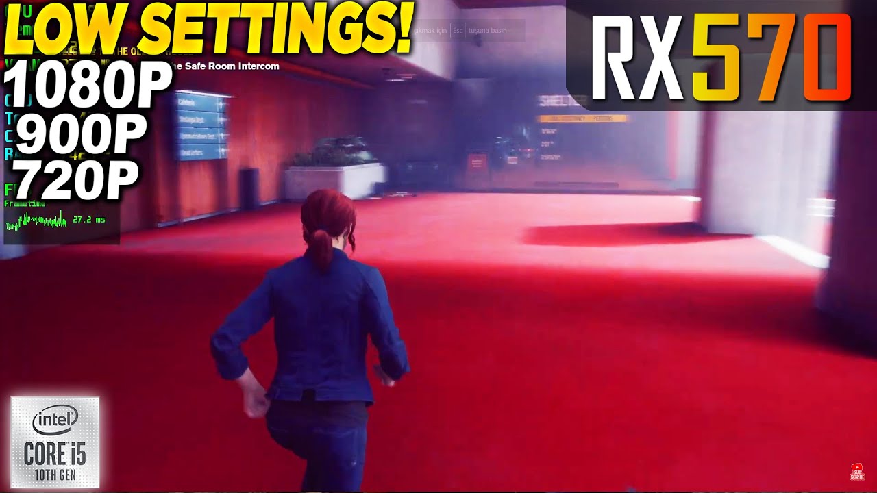 Control RX 570 - 1080p 900p 720p Low, - YouTube