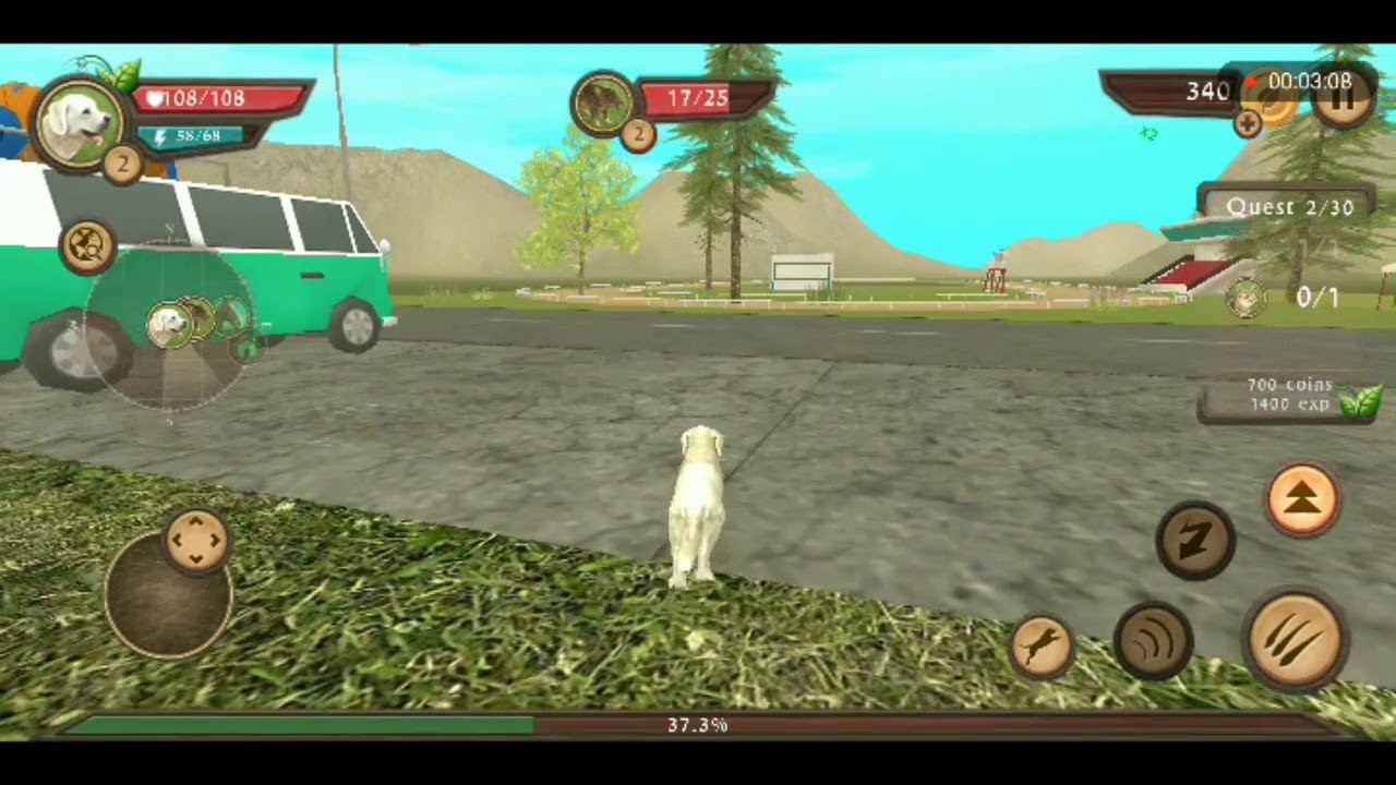 Dog sim part three - YouTube