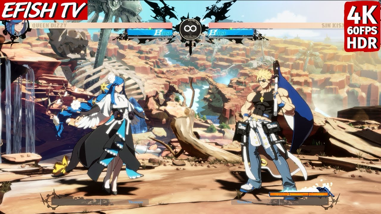 Queen Dizzy vs Sin Kiske (Hardest AI) - Guilty Gear Strive - YouTube