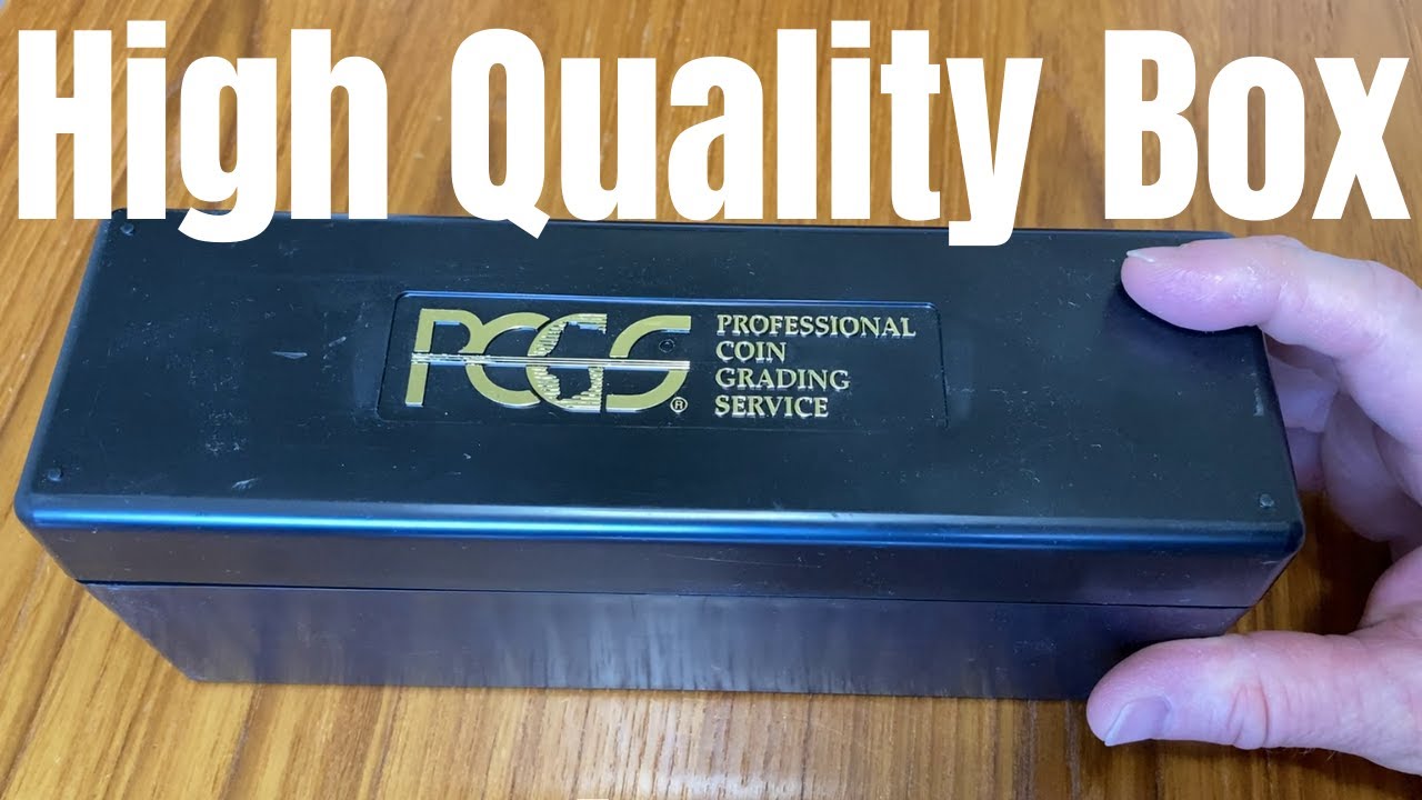 PCGS Coin Box for Storing PCGS Graded Coins - YouTube