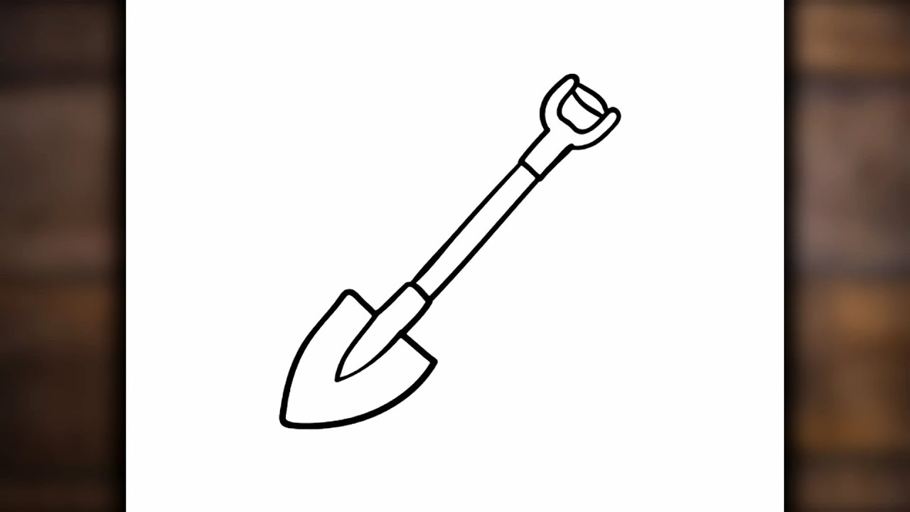 COMO DESENHAR UMA PÁ - YouTube