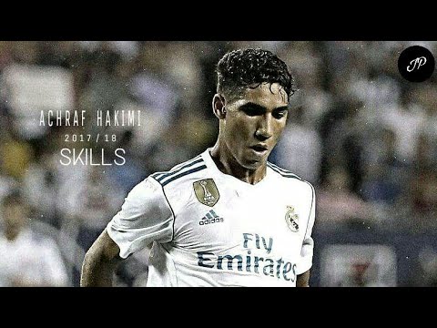 Achraf Hakimi 2017/18 || Real Madrid || Skills ★ Passing ★ Dribbling ...