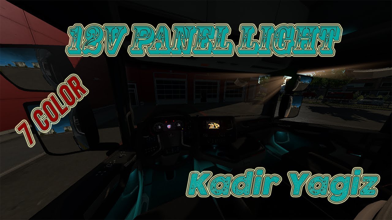 Ets2 Scania Next Gen 12v Panel Light Pack - YouTube