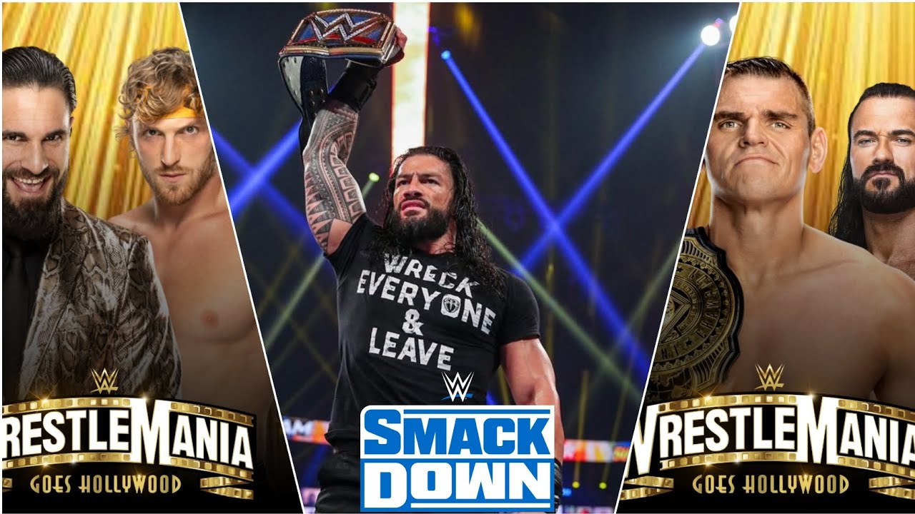 Logan Paul Vs Seth Rollins at WM39 ||Roman Reigns in SmackDown ...