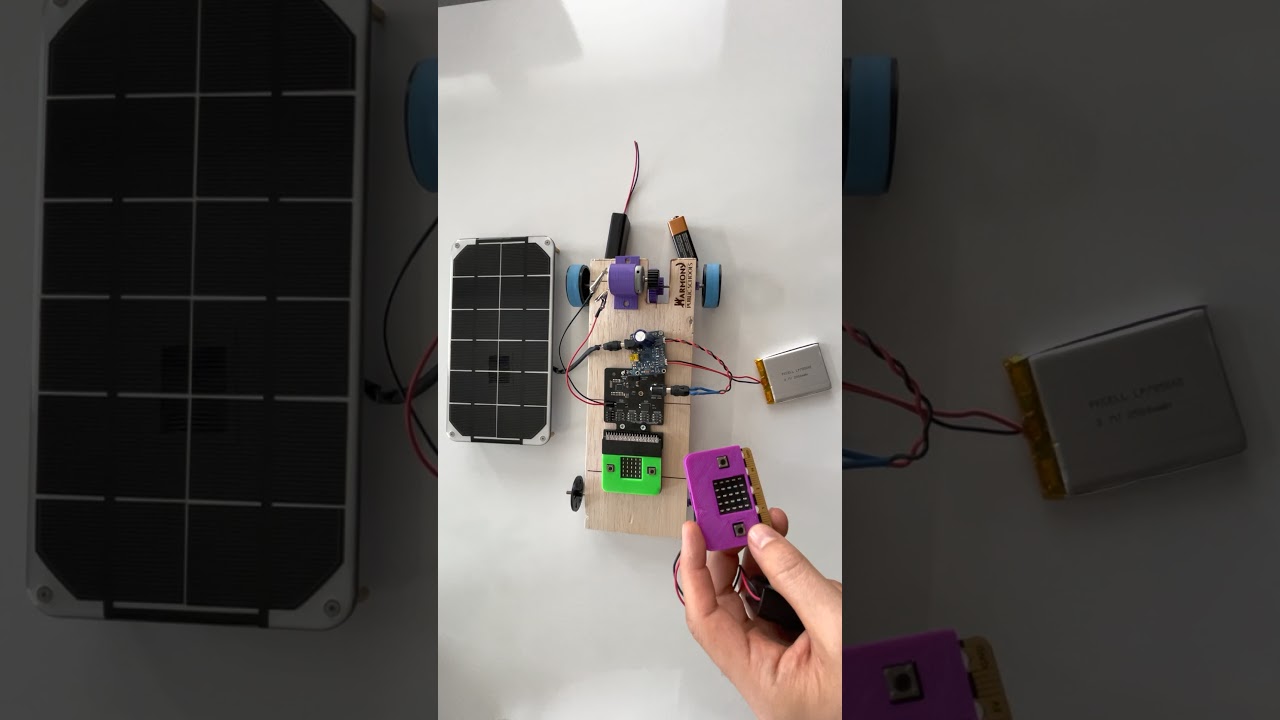 Mini Solar Car Test - YouTube