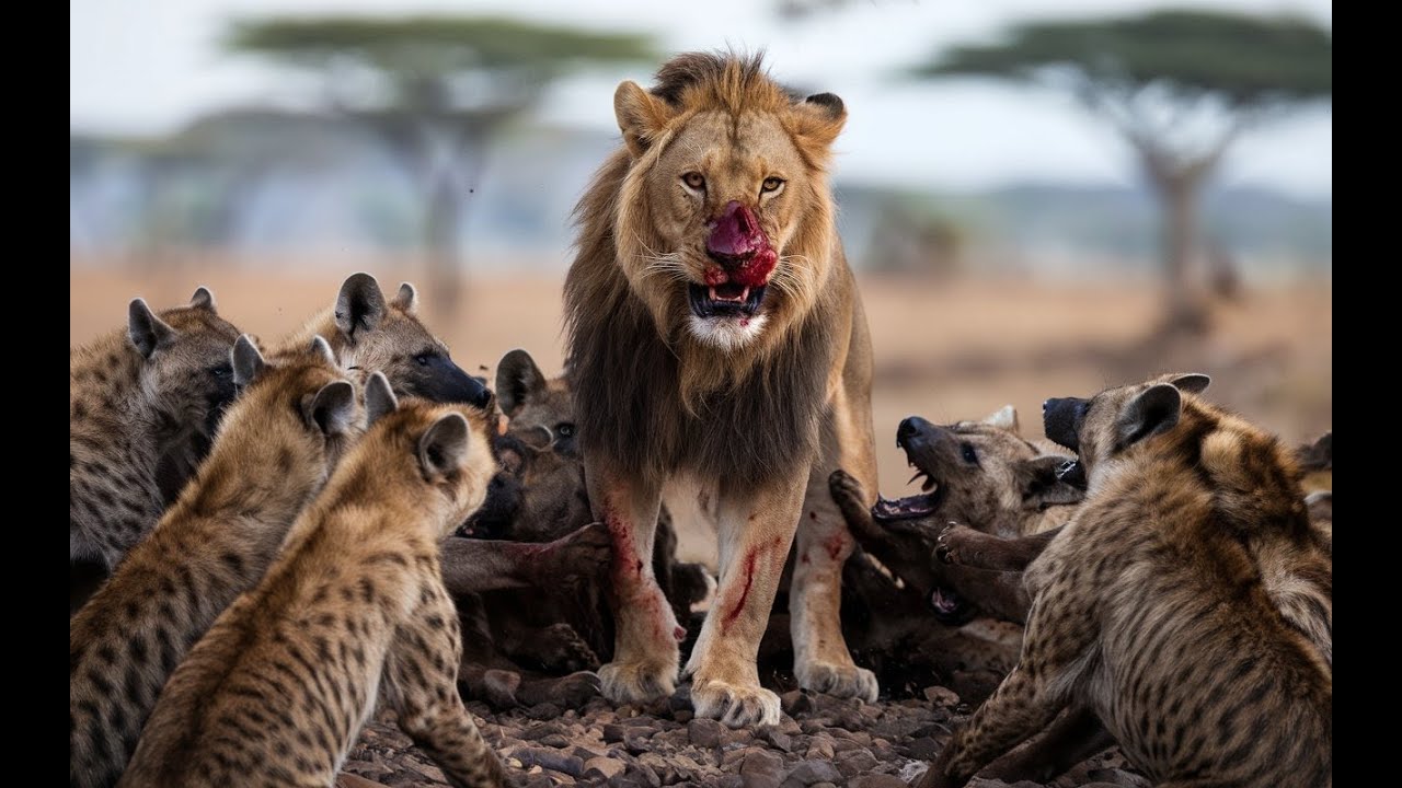 ¡Impresionante! 🦁🔥 Leones vs Hienas peleando por la supervivencia ...