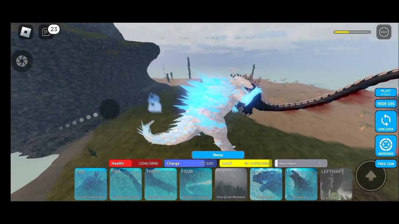 Godzilla Ultima Vs Frostbite Godzilla, short battle (I knew I was gonna ...