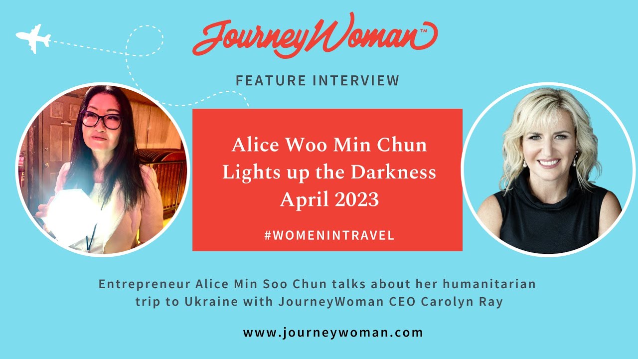 JourneyWoman Magazine: Alice Min Soo Chun Lights up the World - YouTube