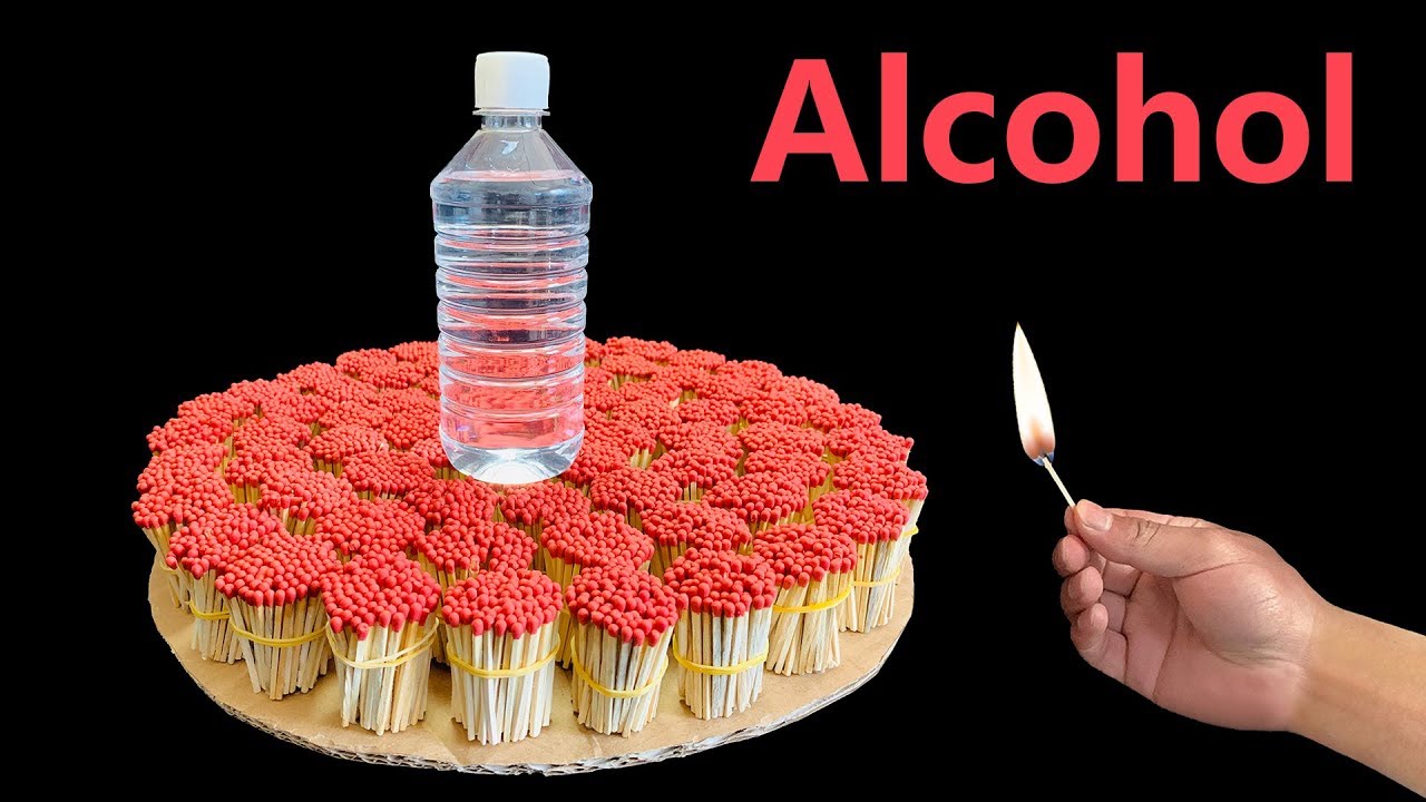 EXPERIMENT：MATCHES vs ALCOHOL - YouTube