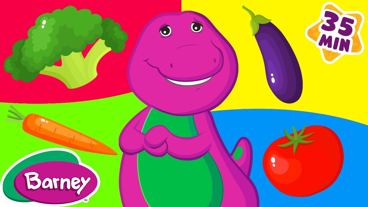 Yes Yes Vegetable Song + More Sing Along Songs for Kids | Barney the ...
