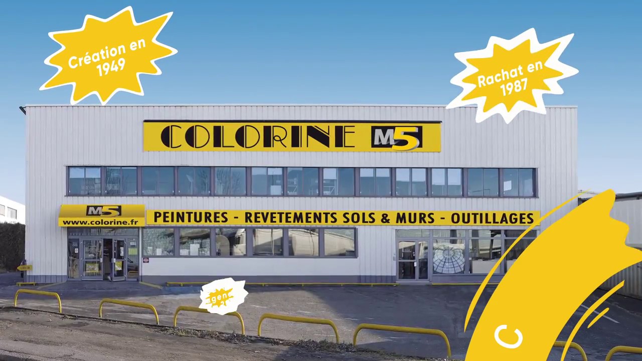 Colorine, un grand réseau de points de vente en Ile de France - YouTube