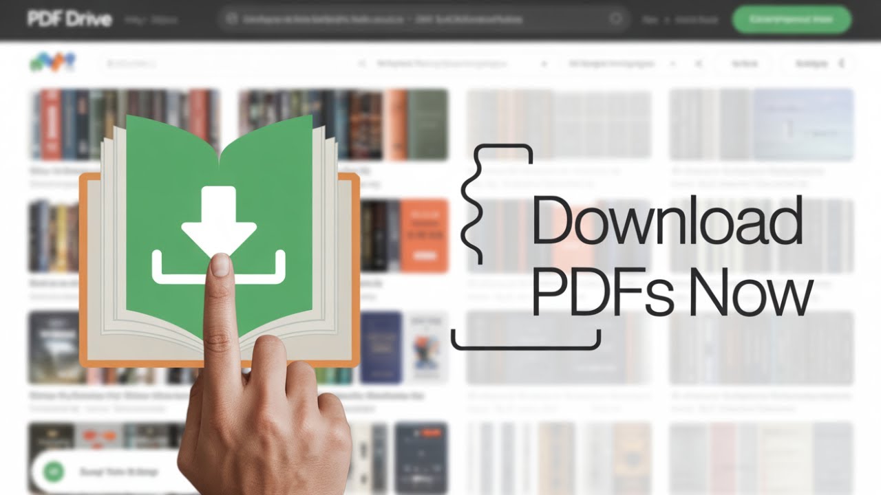 How to Use PDF Drive Without Account & Download Books in 1 Click - YouTube