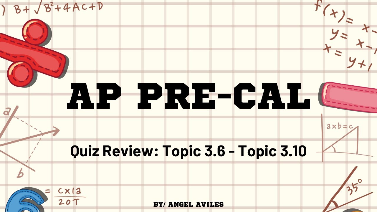 Quiz Review: Topic 3.6 - Topic 3.10 - YouTube