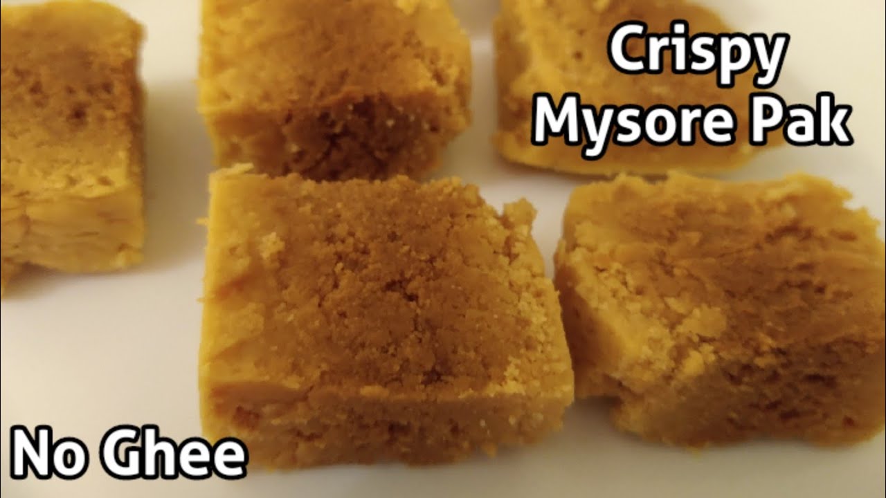 Tips for making Multi layer colour Mysore Pak / Crispy Mysore Pak ...