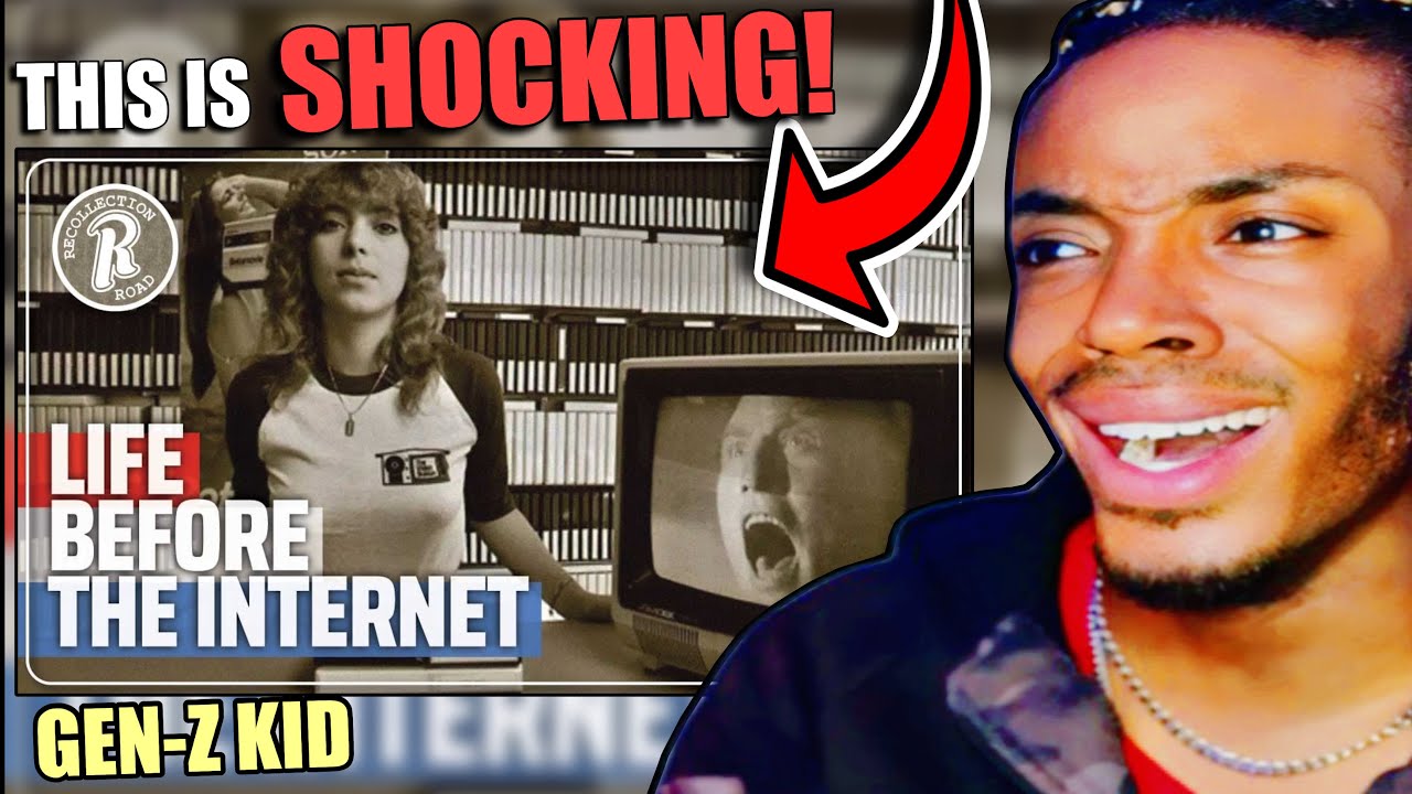 GEN Z Kid FIRST TIME Reacting To What Life Was Like Before The Internet ...