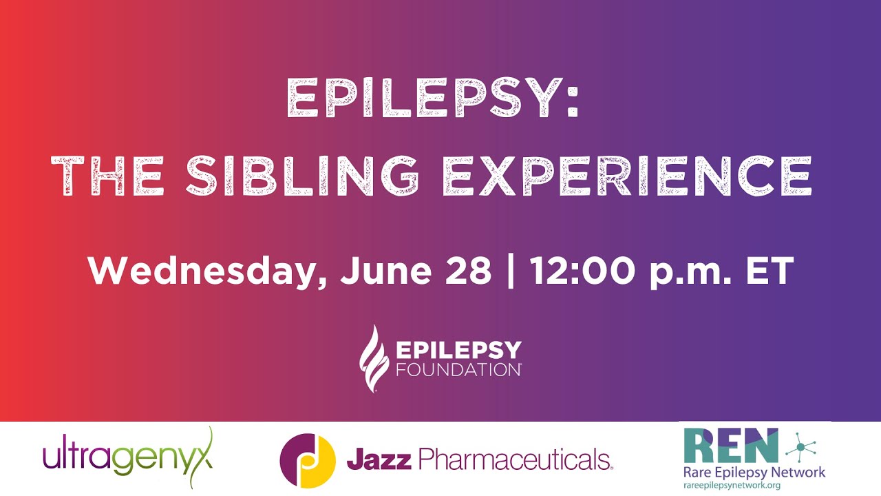 Epilepsy the sibling experience - YouTube