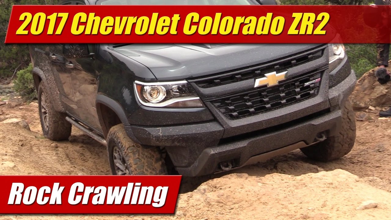 2017 Chevrolet Colorado ZR2: Rock Crawling Raw - YouTube