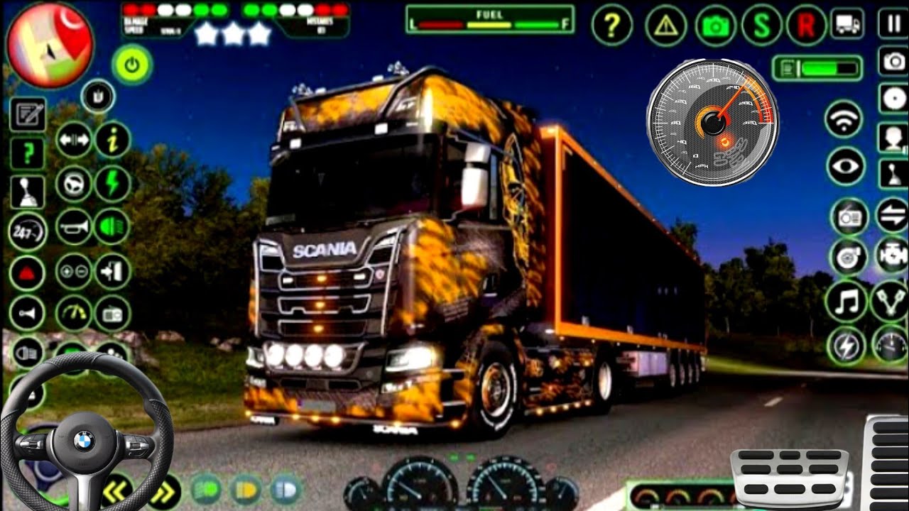 3D off-road truck transport game simulator - truck Loading driving game ...