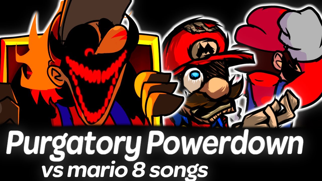 Purgatory Powerdown 8 Songs Friday Night Funkin Youtube