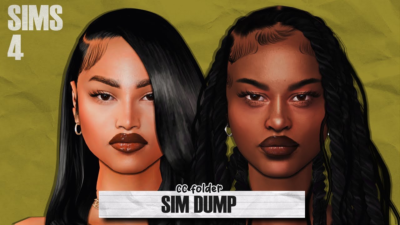 Urban Sim Dump 233 💅 + CC Folder & Sims Download | Sims 4 Create a Sim ...