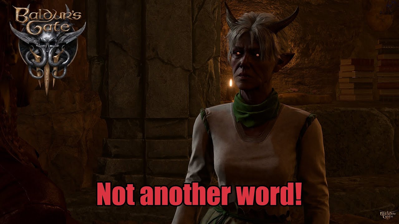 BG3 | Okta | "You had my food, right? Answer's is in the gruel." - YouTube