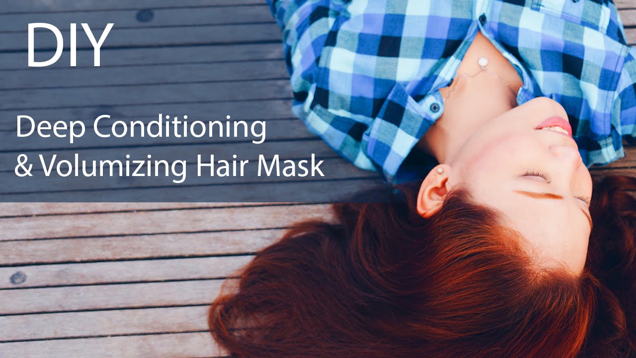 DIY-DEEP CONDITIONING & VOLUMIZING HAIR MASK | GET BEAUTIFUL - YouTube
