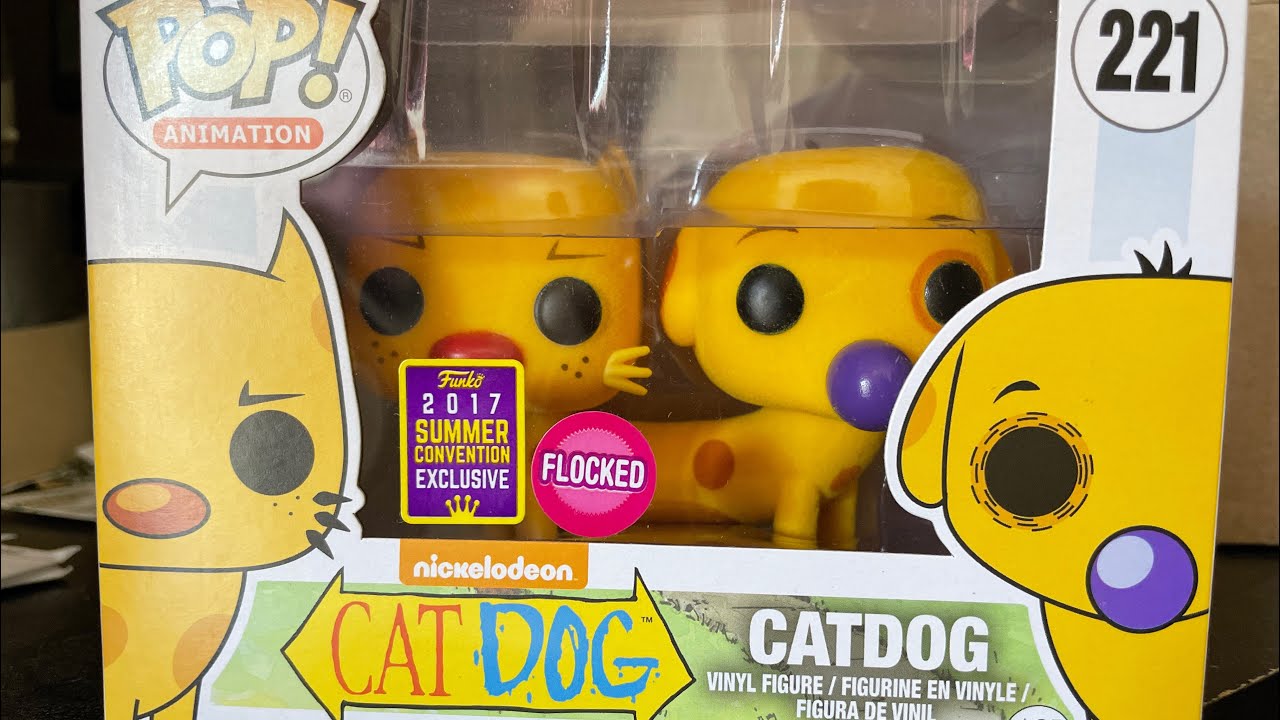 CatDog Funko pop Flocked Edition unboxing & Review - YouTube