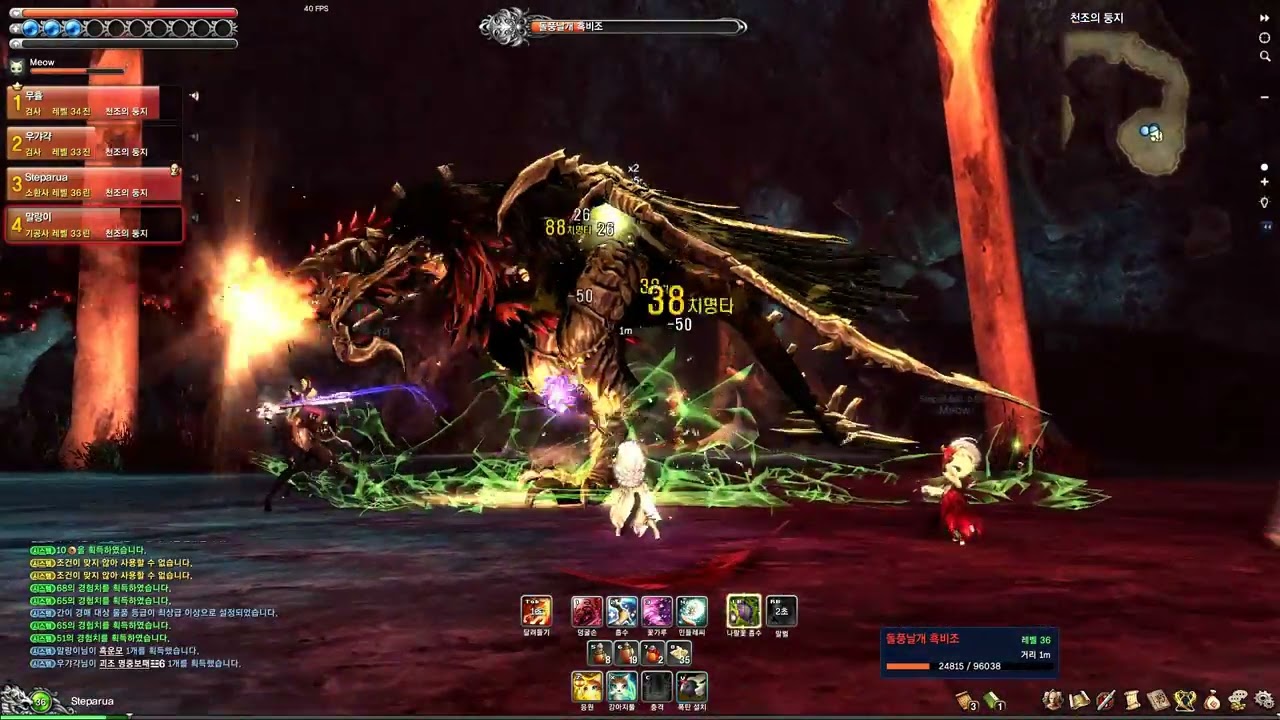 Blade and Soul Online Dark Wing Instance Dungeon Boss Fight - YouTube