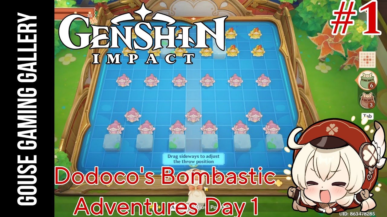 Genshin Impact Dodoco's Bombtastic Adventures Day 1 - YouTube