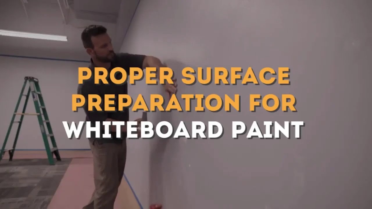 How to Apply Dry Erase Paint - YouTube