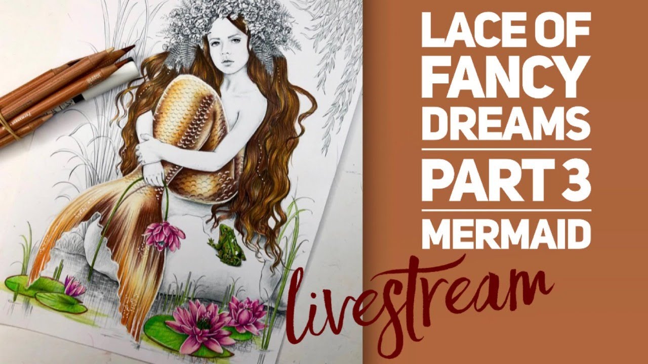 LIVESTREAM | Lace of Fancy dreams | Part 3. Arteza & Luminance Pencils ...
