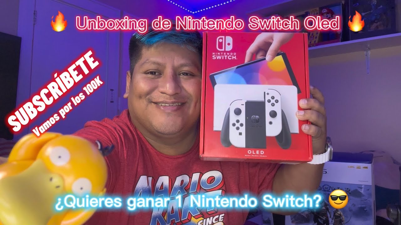 Unboxing de Nintendo Switch Oled en modo ASMR relajante con Osito.Peru - YouTube