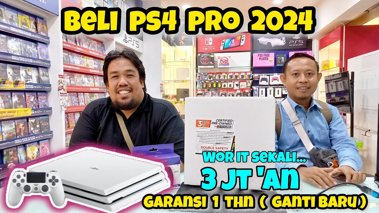aku spill nih harga ps4 2024 // beli ps4 pro murah || garansi 1 thn ...