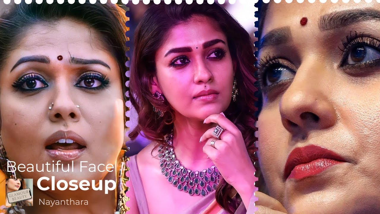 Actress Nayanthara Face Nose Close up vertical video - YouTube