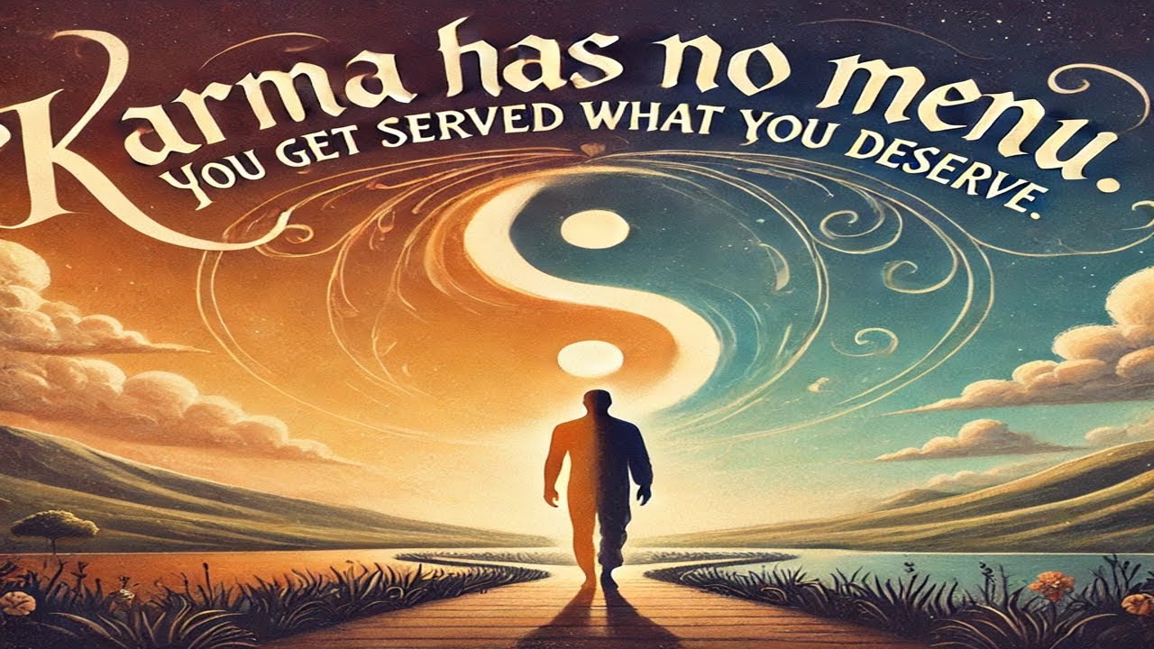 "Karma Has No Menu. You Get Served What You Deserve." - YouTube