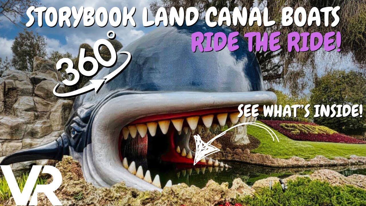 Experience Storybook Land Canal Boats in an 8K 360 VR Journey - YouTube