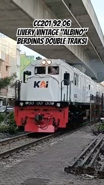 CC201 Livery Vintage "Albino" Double Traksi #medan #keretaapi #keretaapikita #kai121 #divre1 # ...