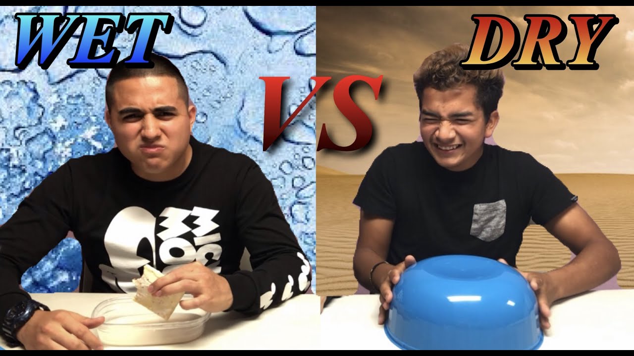 Wet vs Dry Challenge - YouTube