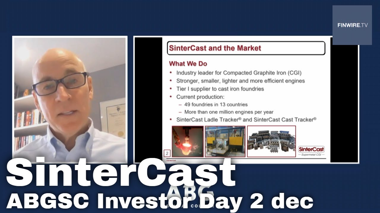 SinterCast - ABGSC Investor Day 2 Dec 2020 - YouTube